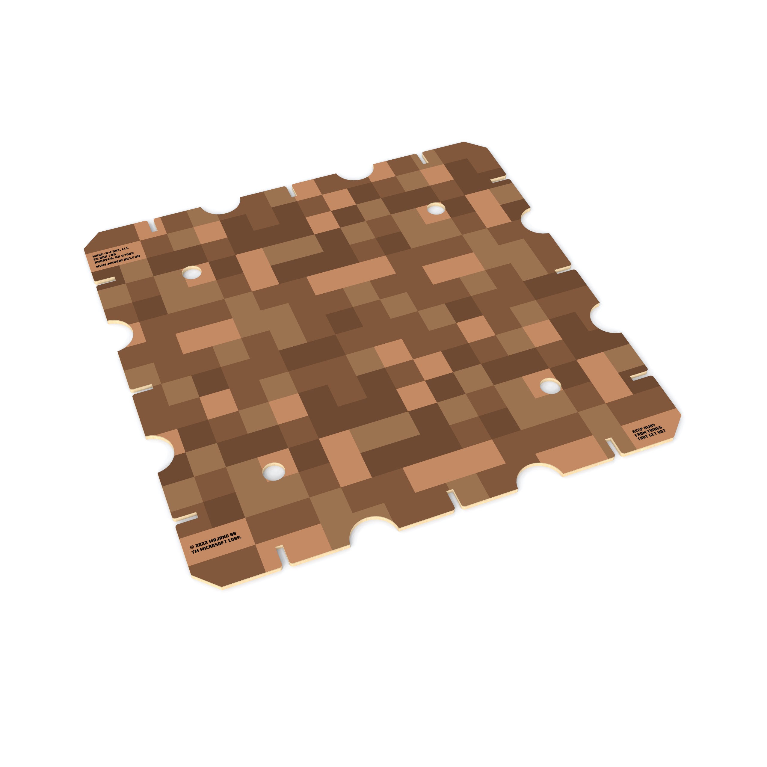 Minecraft Explorer Kit Dirt Panel | Make-A-Fort